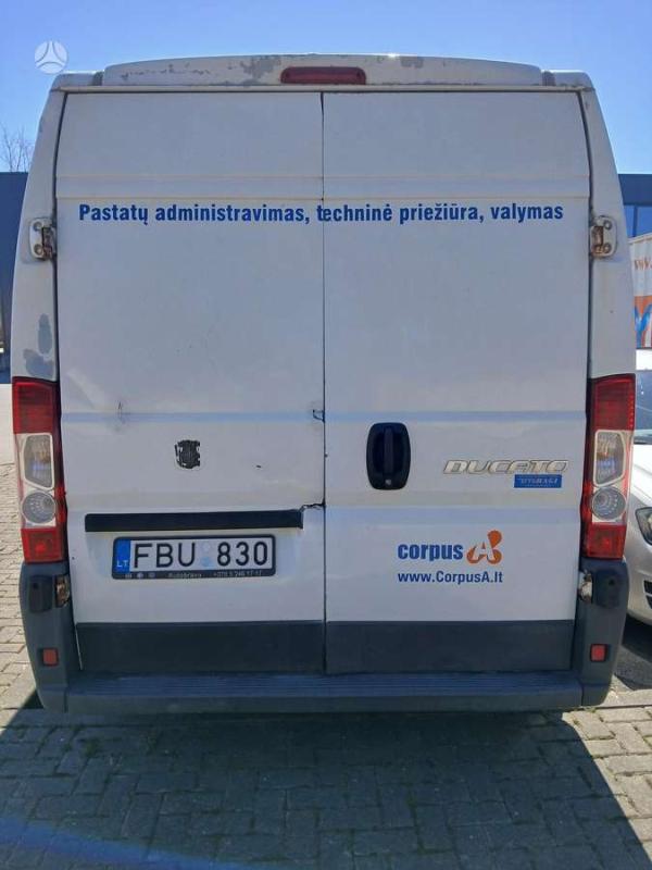 Balts Fiat Ducato 2010 Viļņa, ar dzinēja tilpumu 2.29 L un nobraukumu 390 tūkst. km par 2499 €, foto 7 vietnē AUTOMOTO.COM.LV