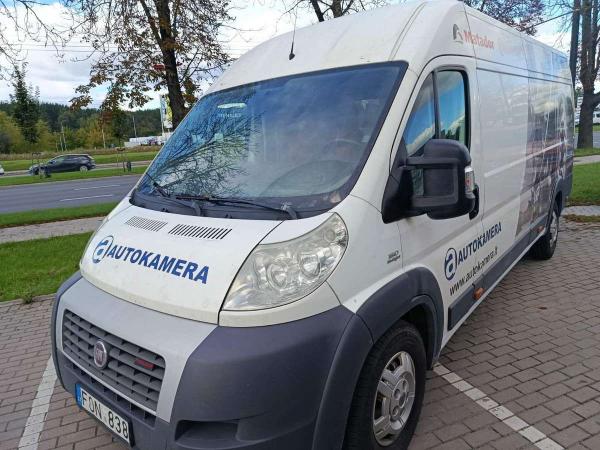 Fiat Ducato 2011 Viļņa vietnē Balts Fiat Ducato 2011 Viļņa, ar dzinēja tilpumu 3.00 L un nobraukumu 261 tūkst. km par 7500 €, foto 1 vietnē AUTOMOTO.COM.LV