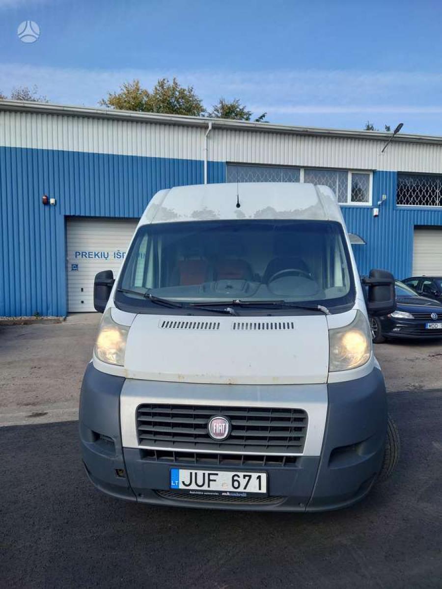 White Fiat Ducato 2011 in Vilnius, with an engine capacity of 2.29 L and mileage of 253 thousand km for 4900 €, photo 10 on AUTOMOTO.COM.LV