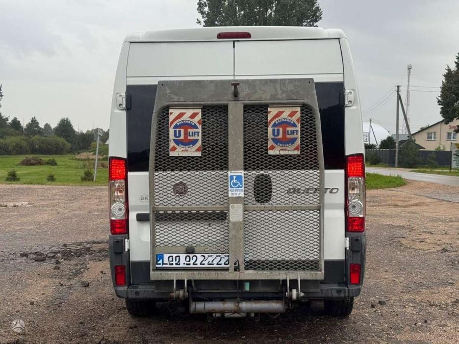 White Fiat Ducato 2011 in Taurage, with an engine capacity of 2.30 L and mileage of 126 thousand km for 6000 €, photo 7 on AUTOMOTO.COM.LV