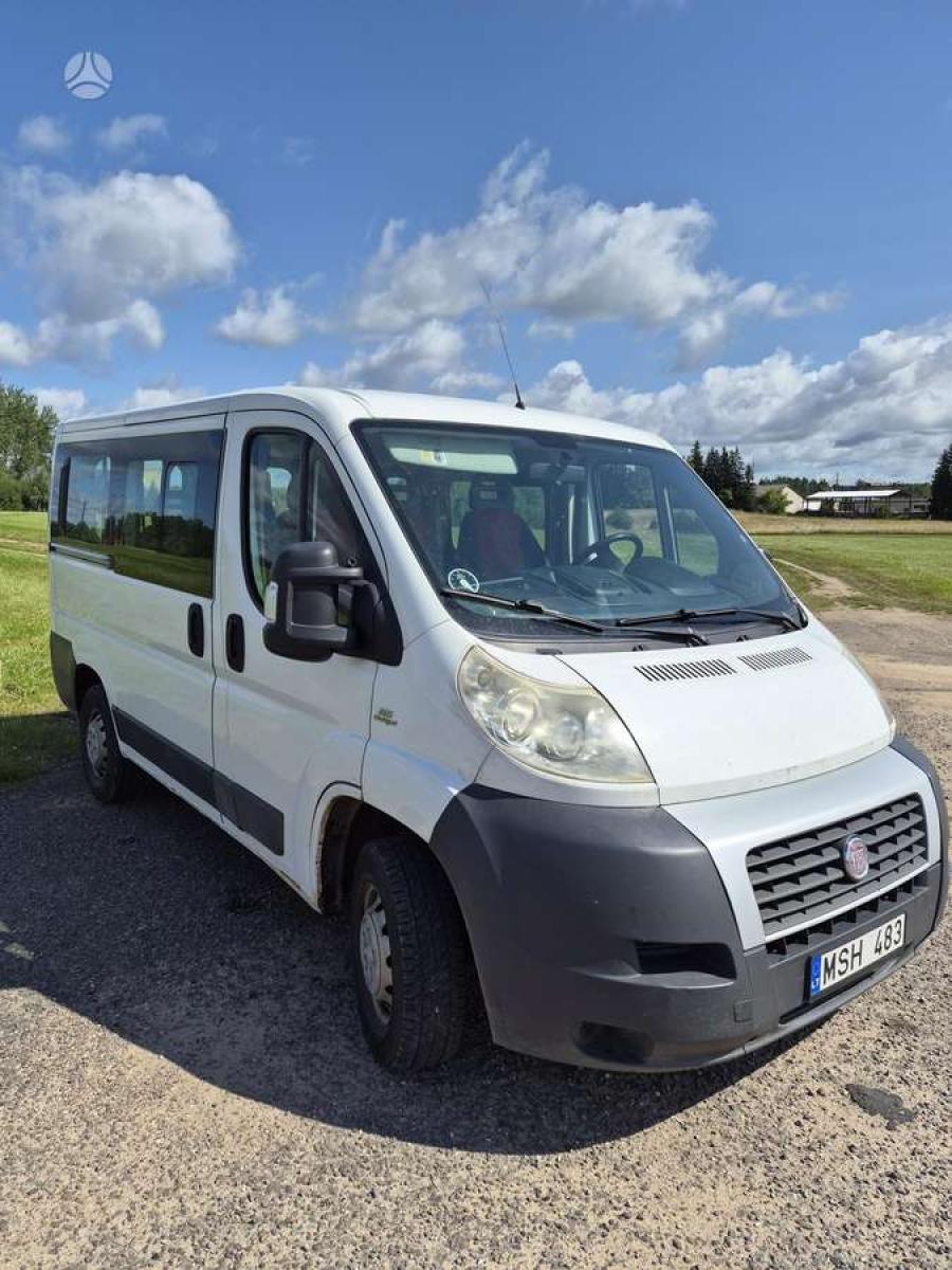 White Fiat Ducato 2013 in Svencionys, with an engine capacity of 1.96 L and mileage of 322 thousand km for 3999 €, photo 4 on AUTOMOTO.COM.LV