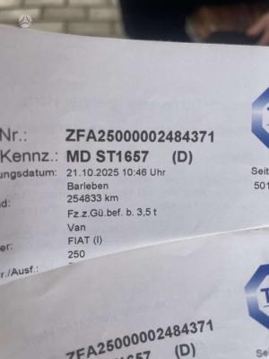 Balts Fiat Ducato 2013 Šauļi, ar dzinēja tilpumu 2.00 L un nobraukumu 274 tūkst. km par 2950 €, foto 25 vietnē AUTOMOTO.COM.LV