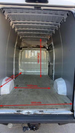 White Fiat Ducato 2014 in Siauliai, with an engine capacity of 2.30 L and mileage of 290 thousand km for 9200 €, photo 8 on AUTOMOTO.COM.LV
