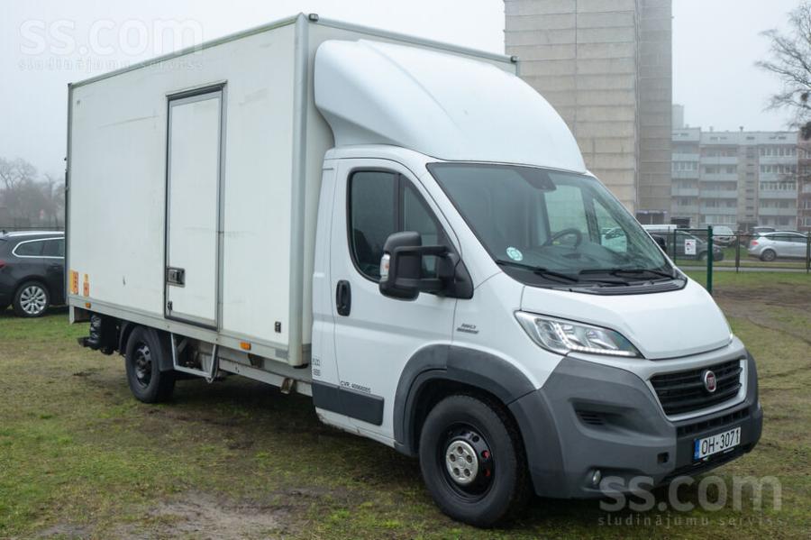White Fiat Ducato 2015 in Liepaja, with an engine capacity of 2.30 L and mileage of 387 thousand km for 8700 €, photo 4 on AUTOMOTO.COM.LV