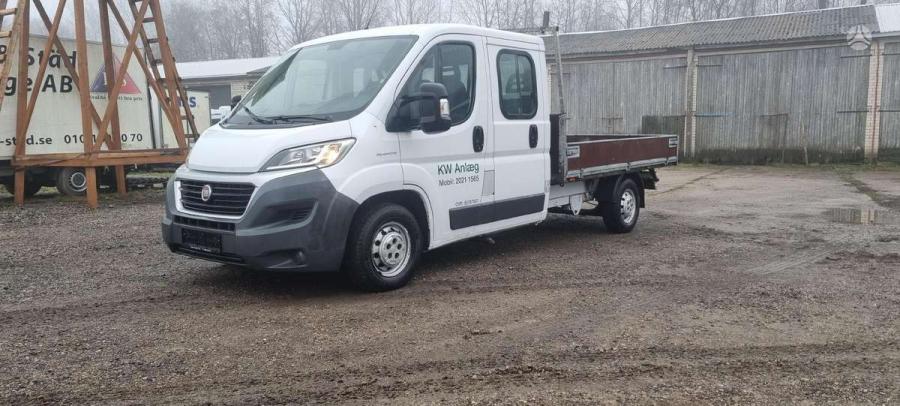 White Fiat Ducato 2015 in Taurage, with an engine capacity of 2.30 L and mileage of 80 thousand km for 7300 €, photo 1 on AUTOMOTO.COM.LV