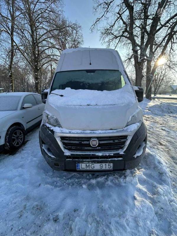 White Fiat Ducato 2015 in Vilnius, with an engine capacity of 3.00 L and mileage of 440 thousand km for 3200 €, photo 1 on AUTOMOTO.COM.LV