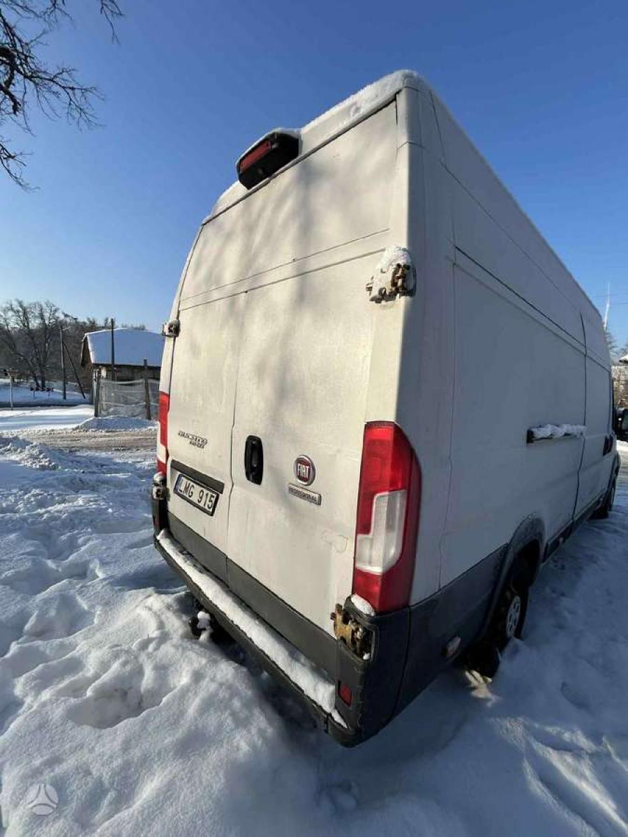 White Fiat Ducato 2015 in Vilnius, with an engine capacity of 3.00 L and mileage of 440 thousand km for 3200 €, photo 2 on AUTOMOTO.COM.LV