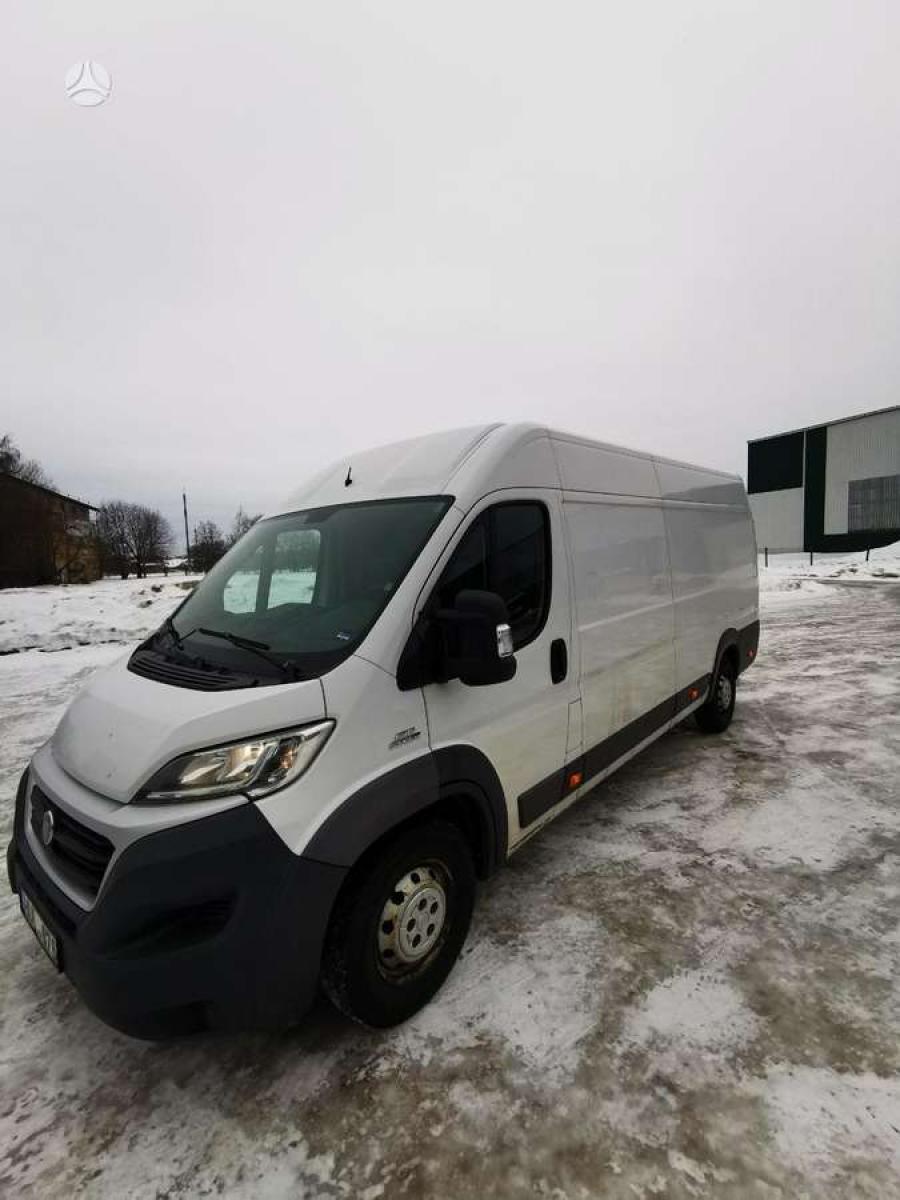 White Fiat Ducato 2015 in Vilnius, with an engine capacity of 2.29 L and mileage of 165 thousand km for 6400 €, photo 2 on AUTOMOTO.COM.LV