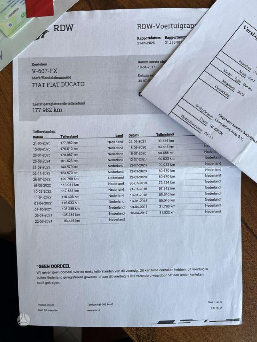 Белый Фиат Дукато 2015 в Алитус, объемом двигателя 0.00 л и пробегом 178 тыс. км за 9990 €, фото 30 на AUTOMOTO.COM.LV