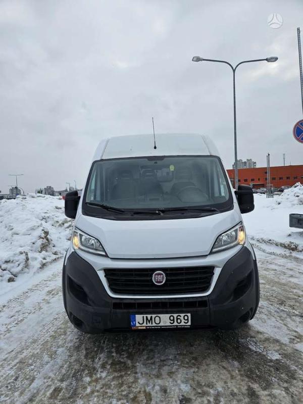 White Fiat Ducato 2016 in Vilnius, with an engine capacity of 2.30 L and mileage of 472 thousand km for 7500 €, photo 1 on AUTOMOTO.COM.LV
