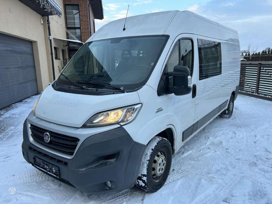 Balts Fiat Ducato 2016 Kauņa, ar dzinēja tilpumu 2.30 L un nobraukumu 308 tūkst. km par 7550 €, foto 1 vietnē AUTOMOTO.COM.LV