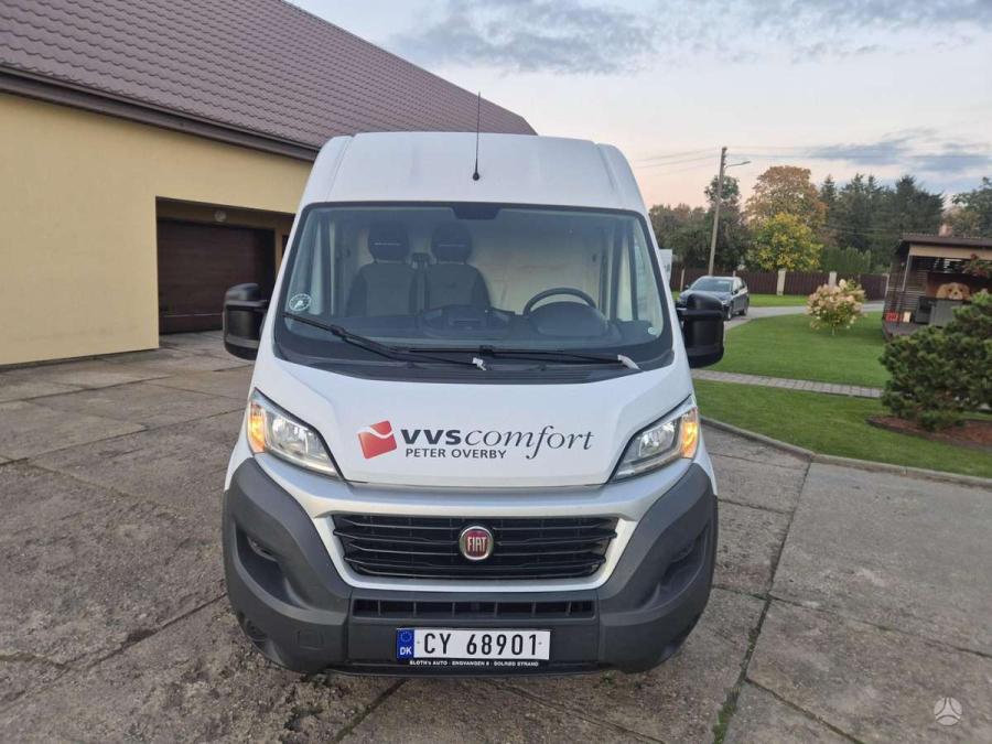 White Fiat Ducato 2016 in Taurage, with an engine capacity of 2.30 L and mileage of 200 thousand km for 5300 €, photo 3 on AUTOMOTO.COM.LV