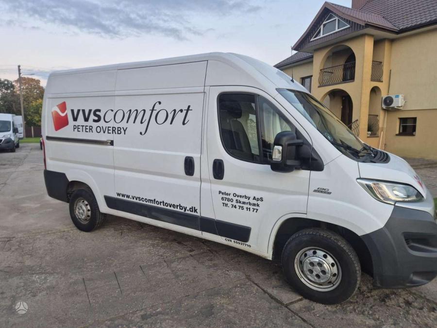 White Fiat Ducato 2016 in Taurage, with an engine capacity of 2.30 L and mileage of 200 thousand km for 5300 €, photo 5 on AUTOMOTO.COM.LV