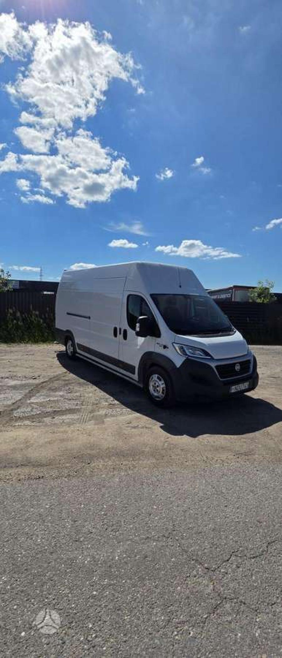 White Fiat Ducato 2017 in Vilnius, with an engine capacity of 2.30 L and mileage of 282 thousand km for 5900 €, photo 1 on AUTOMOTO.COM.LV