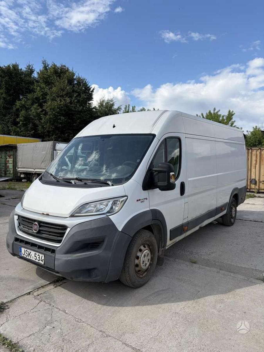 White Fiat Ducato 2017 in Kaunas, with an engine capacity of 2.30 L and mileage of 349 thousand km for 4600 €, photo 3 on AUTOMOTO.COM.LV