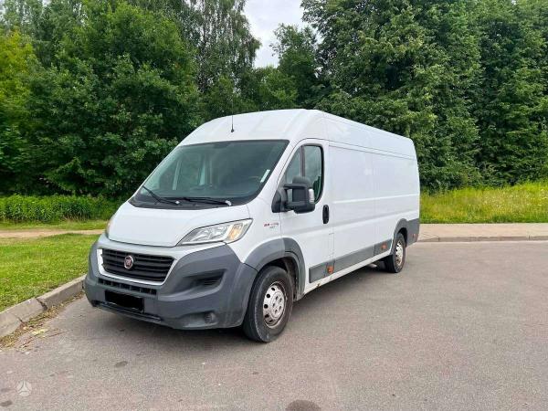 White Fiat Ducato 2018 in Vilnius, with an engine capacity of 2.30 L and mileage of 153 thousand km for 7300 €, photo 1 on AUTOMOTO.COM.LV