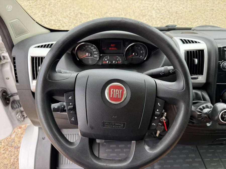 White Fiat Ducato 2018 in Vilnius, with an engine capacity of 2.30 L and mileage of 383 thousand km for 9900 €, photo 24 on AUTOMOTO.COM.LV