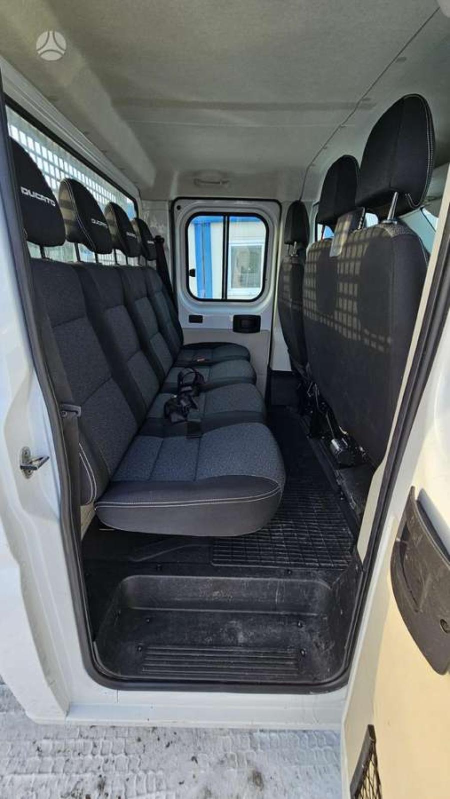 White Fiat Ducato 2019 in Marijampole, with an engine capacity of 2.29 L and mileage of 336 thousand km for 12342 €, photo 13 on AUTOMOTO.COM.LV