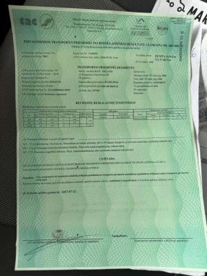 Белый Фиат Дукато 2019 в Каунас, объемом двигателя 2.30 л и пробегом 353 тыс. км за 6700 €, фото 17 на AUTOMOTO.COM.LV