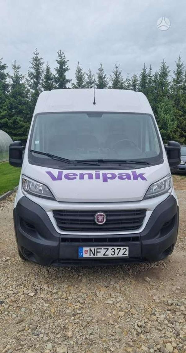 White Fiat Ducato 2019 in Panevezys, with an engine capacity of 2.30 L and mileage of 136 thousand km for 11000 €, photo 1 on AUTOMOTO.COM.LV