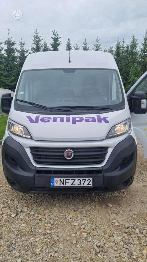 White Fiat Ducato 2019 in Panevezys, with an engine capacity of 2.30 L and mileage of 136 thousand km for 11000 €, photo 2 on AUTOMOTO.COM.LV