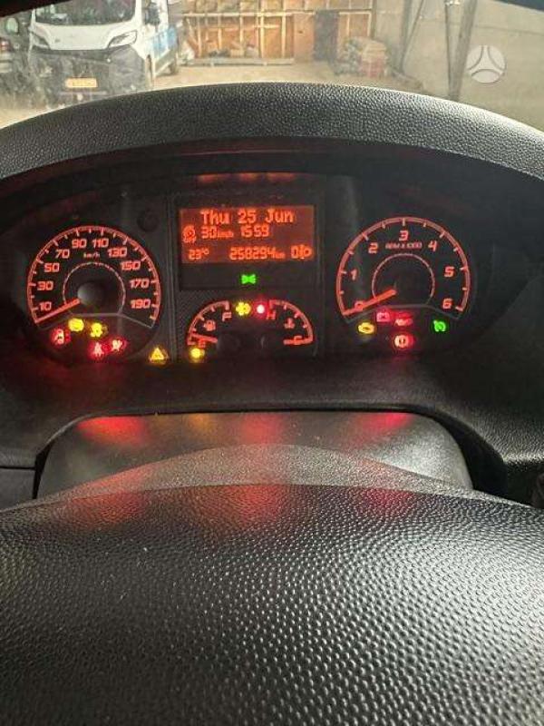 White Fiat Ducato 2019 in Alytus, with an engine capacity of 2.29 L and mileage of 258 thousand km for 9750 €, photo 9 on AUTOMOTO.COM.LV
