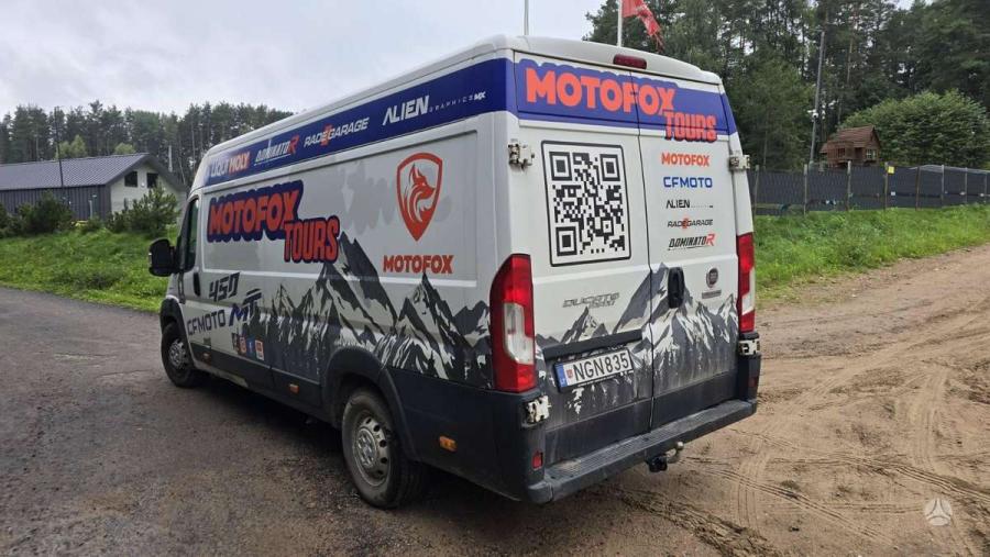 White Fiat Ducato 2020 in Vilnius, with an engine capacity of 2.29 L and mileage of 171 thousand km for 9000 €, photo 5 on AUTOMOTO.COM.LV