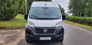 White Fiat Ducato 2021 in Elektrenai, with an engine capacity of 0.00 L and mileage of 28 thousand km for 14950 €, photo  on AUTOMOTO.COM.LV