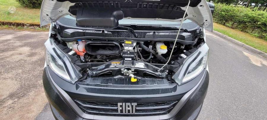 White Fiat Ducato 2021 in Elektrenai, with an engine capacity of 0.00 L and mileage of 28 thousand km for 14950 €, photo 20 on AUTOMOTO.COM.LV