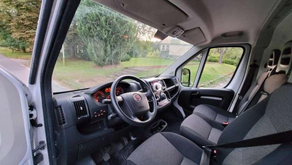White Fiat Ducato 2021 in Elektrenai, with an engine capacity of 2.30 L and mileage of 102 thousand km for 14985 €, photo 9 on AUTOMOTO.COM.LV