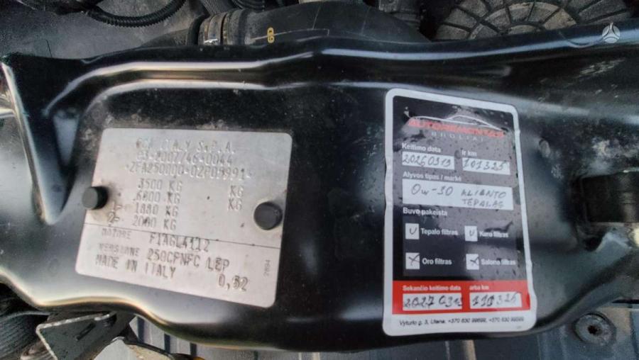 Balts Fiat Ducato 2021 Elektrėnai, ar dzinēja tilpumu 2.30 L un nobraukumu 102 tūkst. km par 14985 €, foto 21 vietnē AUTOMOTO.COM.LV