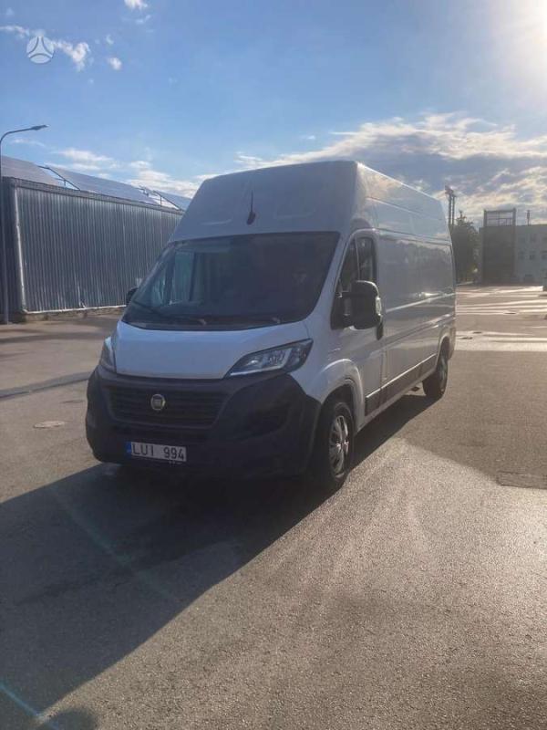 White Fiat Ducato 2021 in Vilnius, with an engine capacity of 2.29 L and mileage of 294 thousand km for 9500 €, photo 1 on AUTOMOTO.COM.LV