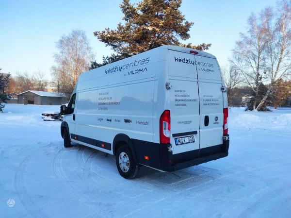 White Fiat Ducato 2022 in Vilnius, with an engine capacity of 2.18 L and mileage of 85 thousand km for 19500 €, photo 2 on AUTOMOTO.COM.LV