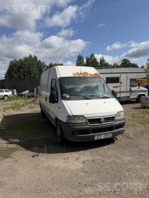 White Fiat Ducato 2003 in Riga, with an engine capacity of 2.80 L and mileage of 411 thousand km for 650 €, photo  on AUTOMOTO.COM.LV