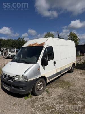 White Fiat Ducato 2003 in Riga, with an engine capacity of 2.80 L and mileage of 411 thousand km for 650 €, photo 3 on AUTOMOTO.COM.LV