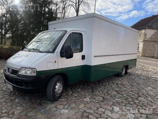 White Fiat Ducato 2004 in Kuldiga, with an engine capacity of 2.30 L and mileage of 245 thousand km for 17800 €, photo 1 on AUTOMOTO.COM.LV