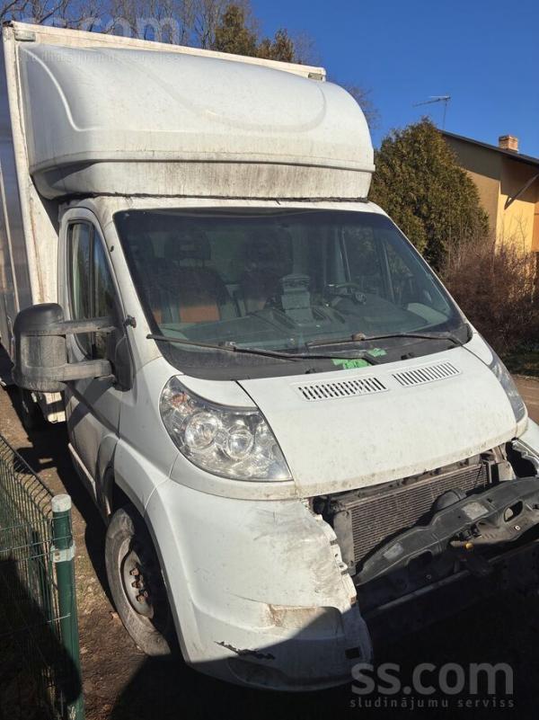 White Fiat Ducato 2007 in Aizkraukle, with an engine capacity of 2.20 L and mileage of 386 thousand km for 1200 €, photo 2 on AUTOMOTO.COM.LV