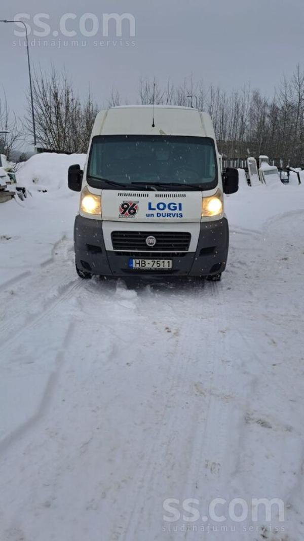 White Fiat Ducato 2008 in Daugavpils, with an engine capacity of 2.30 L and mileage of 235 thousand km for 3800 €, photo 3 on AUTOMOTO.COM.LV