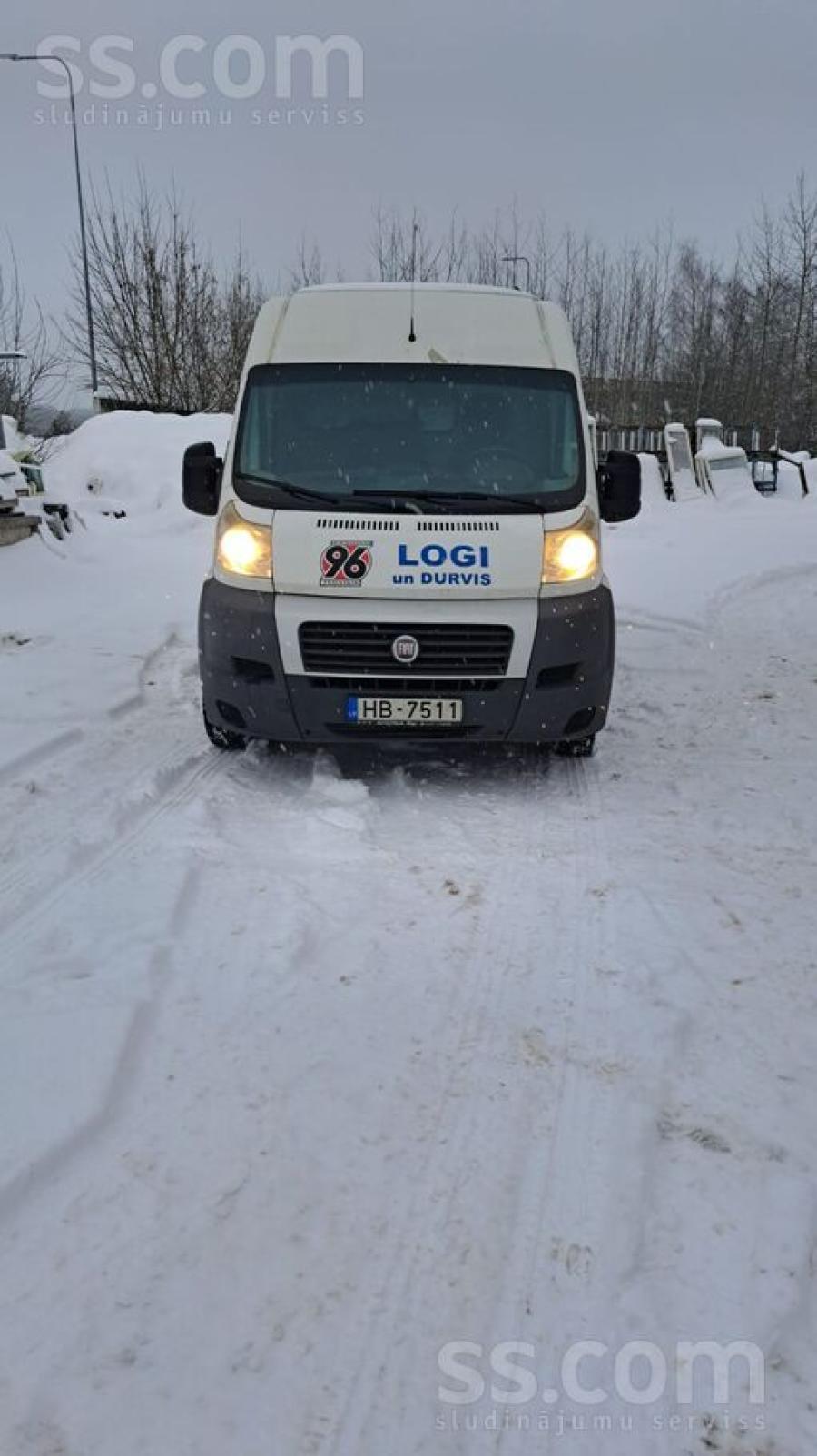 White Fiat Ducato 2008 in Daugavpils, with an engine capacity of 2.30 L and mileage of 235 thousand km for 3800 €, photo 4 on AUTOMOTO.COM.LV