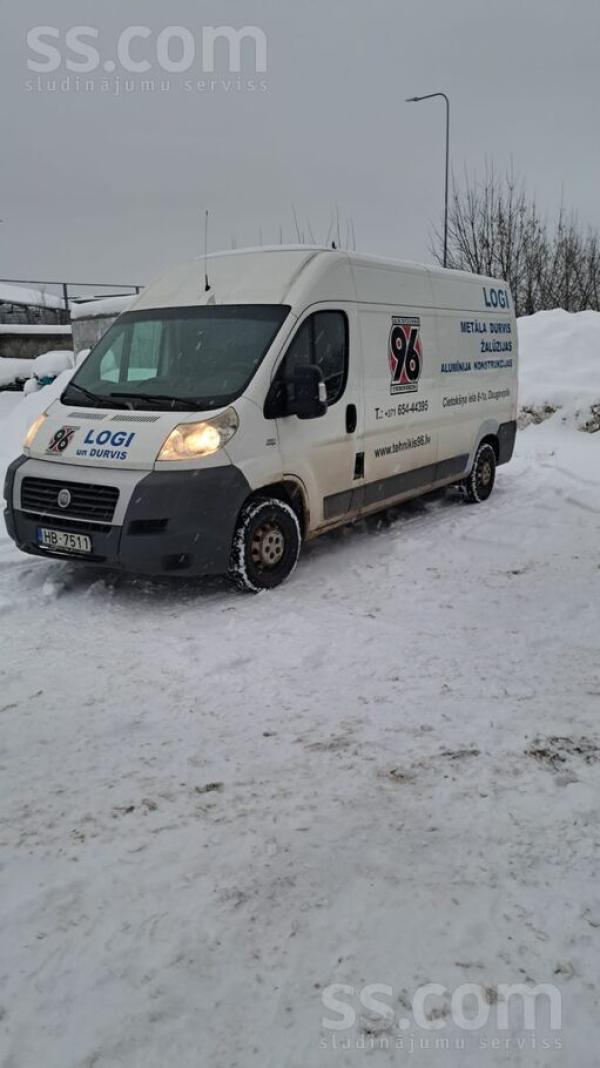 White Fiat Ducato 2008 in Daugavpils, with an engine capacity of 2.30 L and mileage of 235 thousand km for 3800 €, photo 4 on AUTOMOTO.COM.LV
