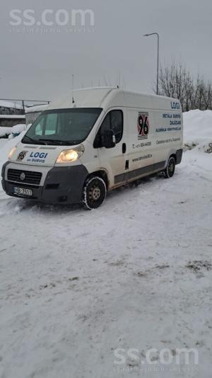 White Fiat Ducato 2008 in Daugavpils, with an engine capacity of 2.30 L and mileage of 235 thousand km for 3800 €, photo 5 on AUTOMOTO.COM.LV
