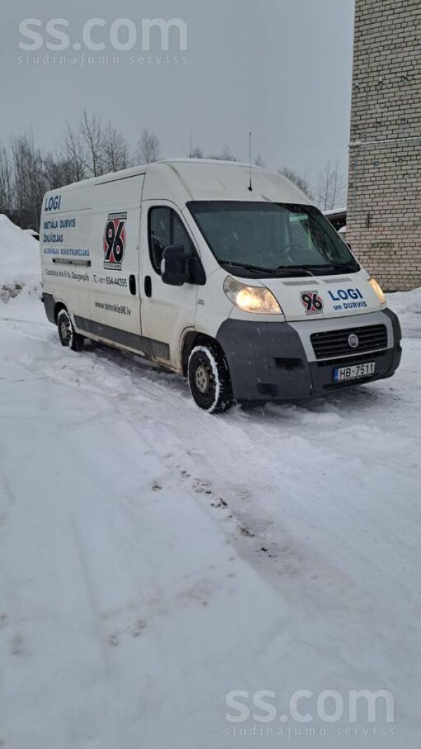 White Fiat Ducato 2008 in Daugavpils, with an engine capacity of 2.30 L and mileage of 235 thousand km for 3800 €, photo 5 on AUTOMOTO.COM.LV