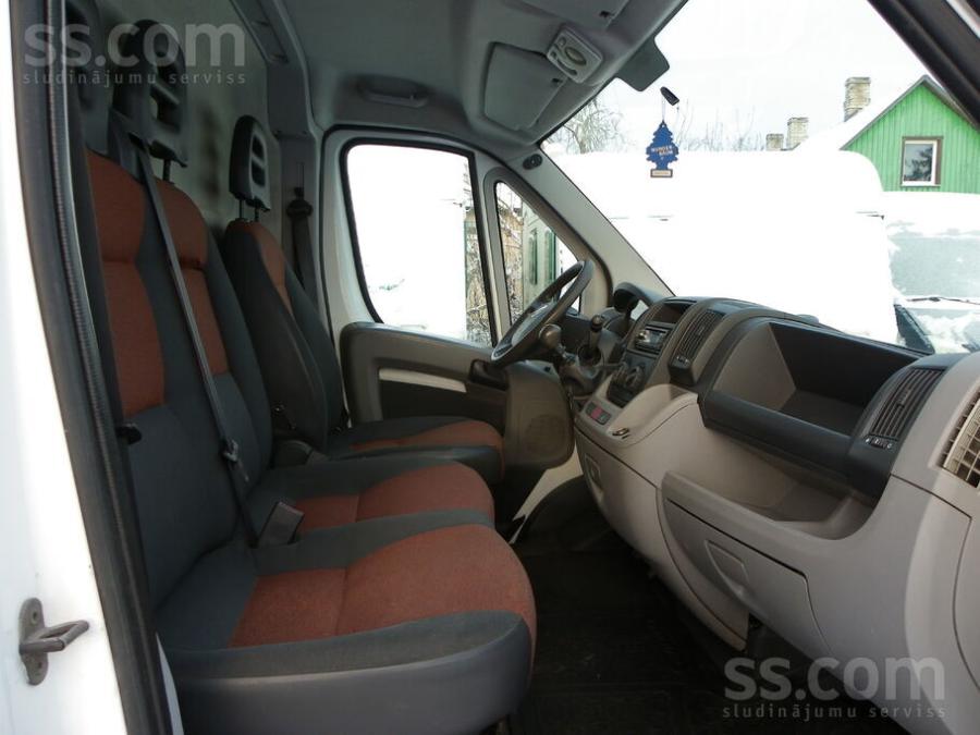 White Fiat Ducato 2011 in Valka, with an engine capacity of 2.30 L and mileage of 275 thousand km for 6400 €, photo 13 on AUTOMOTO.COM.LV