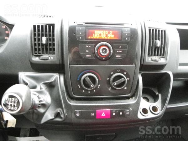White Fiat Ducato 2014 in Valka, with an engine capacity of 2.30 L and mileage of 299 thousand km for 7500 €, photo 10 on AUTOMOTO.COM.LV