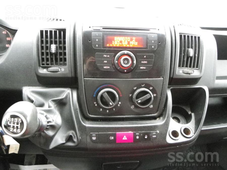 White Fiat Ducato 2014 in Valka, with an engine capacity of 2.30 L and mileage of 299 thousand km for 7500 €, photo 11 on AUTOMOTO.COM.LV