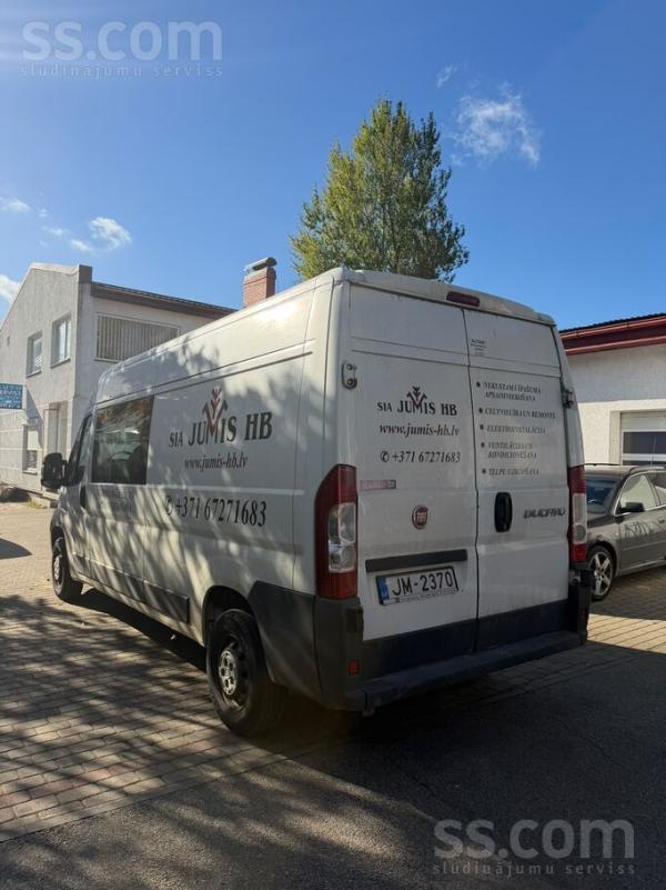 Fiat Ducato 2014 Rīga vietnē Balts Fiat Ducato 2014 Rīga, ar dzinēja tilpumu 2.20 L un nobraukumu 330 tūkst. km par 3950 €, foto 3 vietnē AUTOMOTO.COM.LV