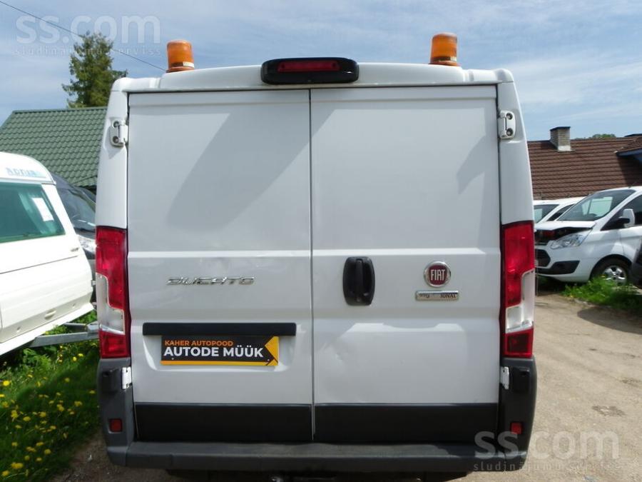White Fiat Ducato 2016 in Valka, with an engine capacity of 2.30 L and mileage of 164 thousand km for 7999 €, photo 7 on AUTOMOTO.COM.LV
