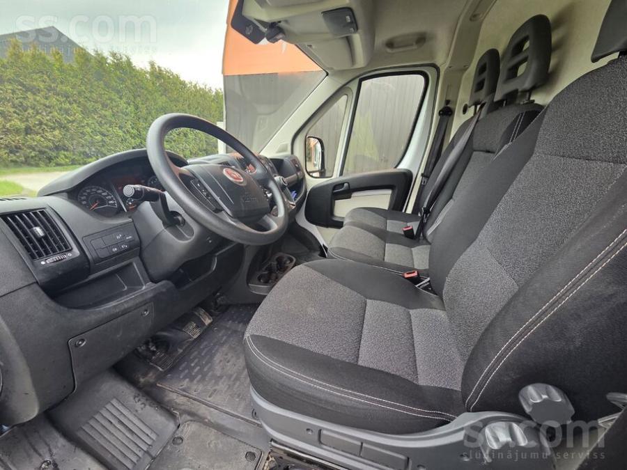 White Fiat Ducato 2019 in Bauska, with an engine capacity of 2.30 L and mileage of 0 thousand km for 8980 €, photo 10 on AUTOMOTO.COM.LV