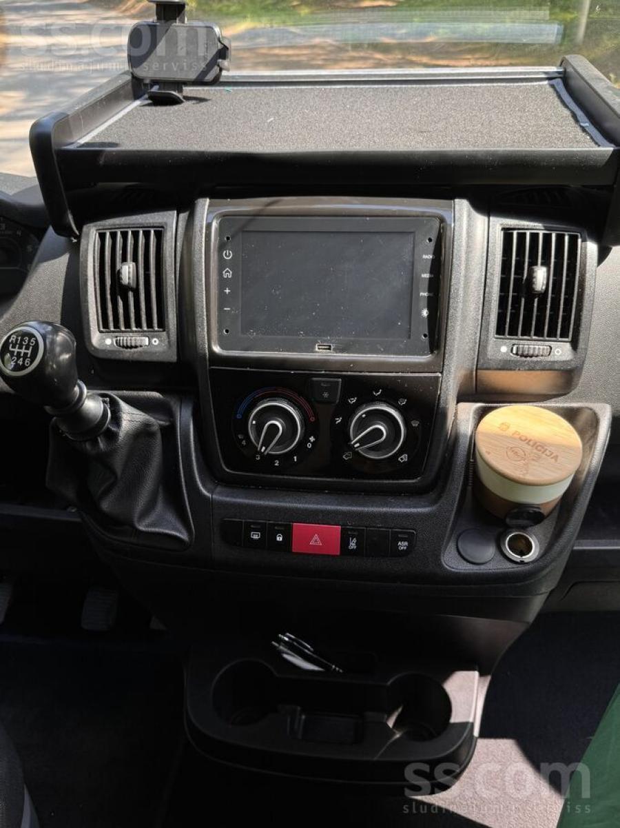 White Fiat Ducato 2021 in Cesis, with an engine capacity of 2.30 L and mileage of 190 thousand km for 18500 €, photo 12 on AUTOMOTO.COM.LV