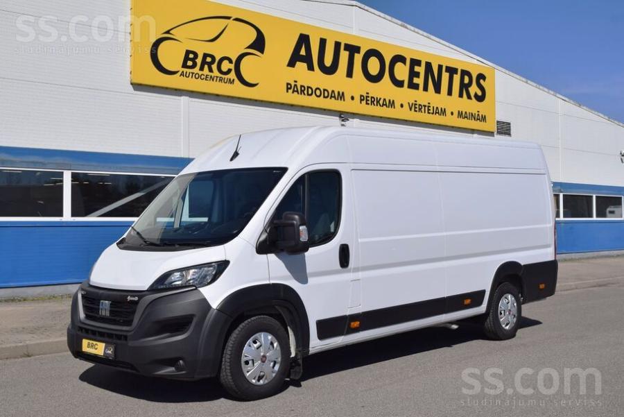 White Fiat Ducato 2022 in Riga, with an engine capacity of 2.20 L and mileage of 59 thousand km for 22500 €, photo 1 on AUTOMOTO.COM.LV